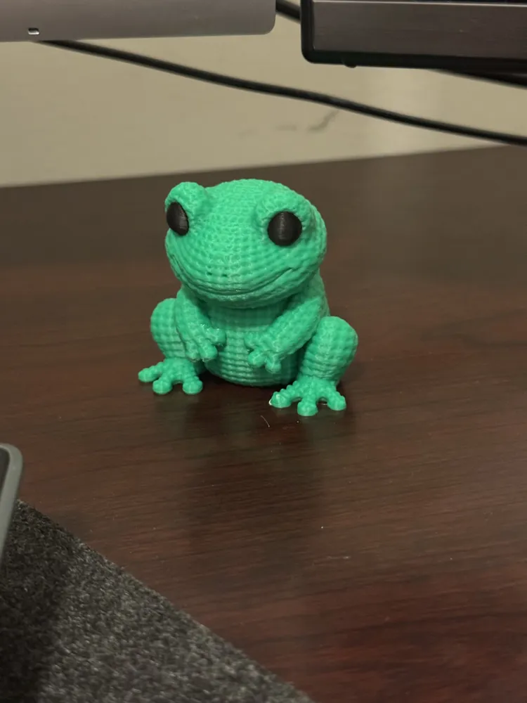Knitted Frog - Free 3D Print Model - MakerWorld