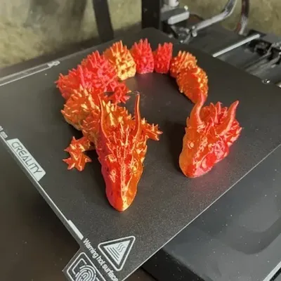 Articulated Modular Dragon by Bryantallonn MakerWorld: Download Free 3D ...