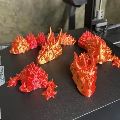 Articulated Modular Dragon by Bryantallonn MakerWorld: Download Free 3D ...