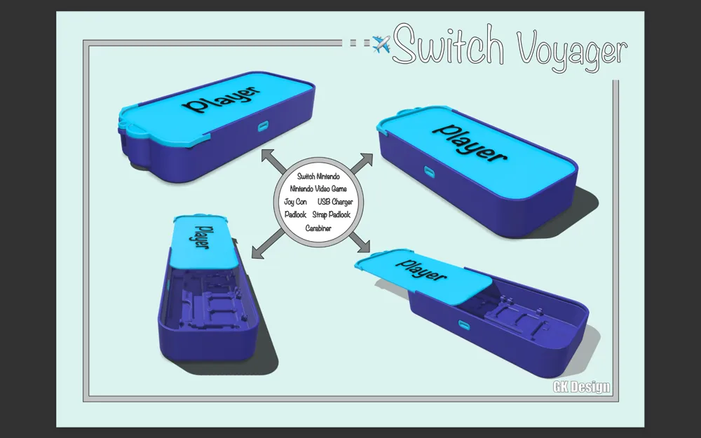 Voyager Switch Gamer by GK Design - PRINTER - MakerWorld