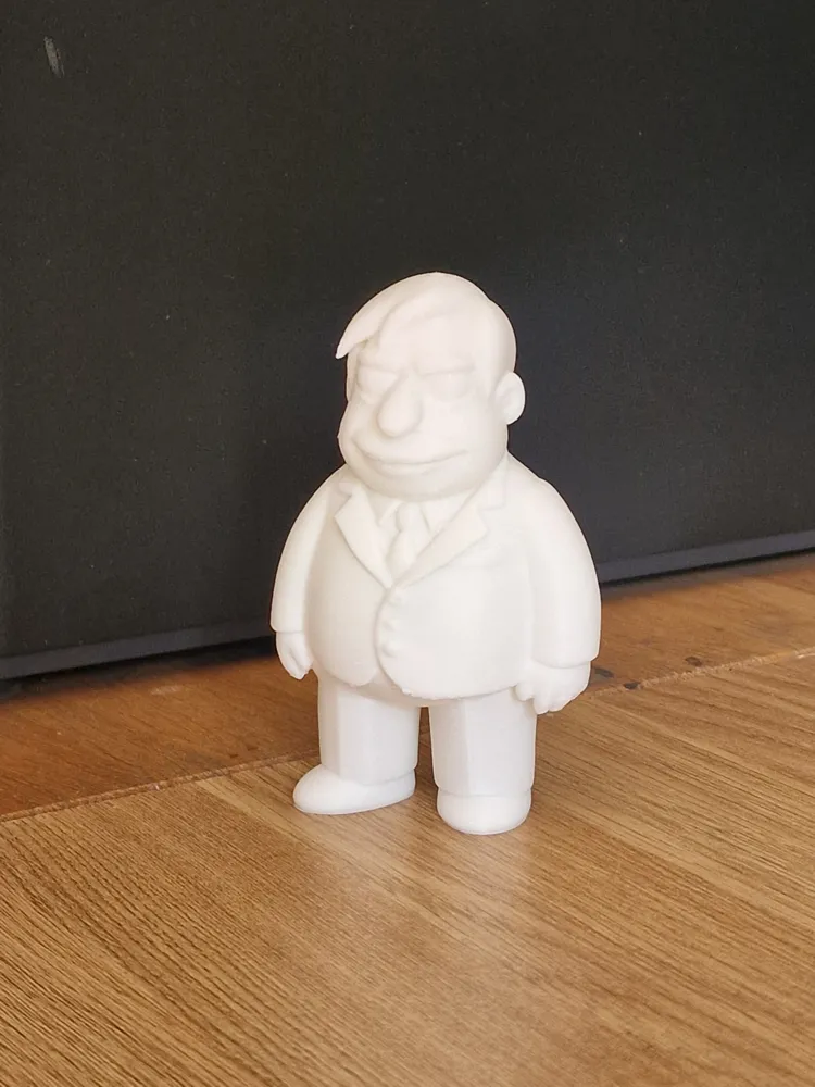 Mayor Quimby - The Simpsons - Adorable Model - Free 3D Print Model ...