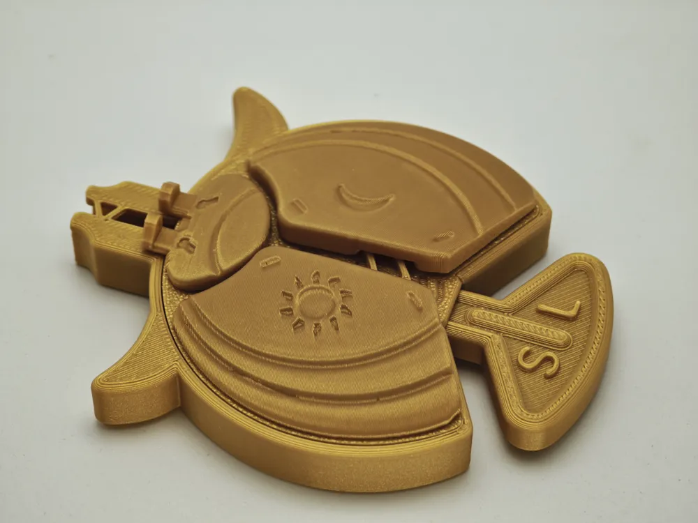 Palm Blaster — Golden Scarab (Range >10M) by 箱庭猫猫 MakerWorld: Download ...