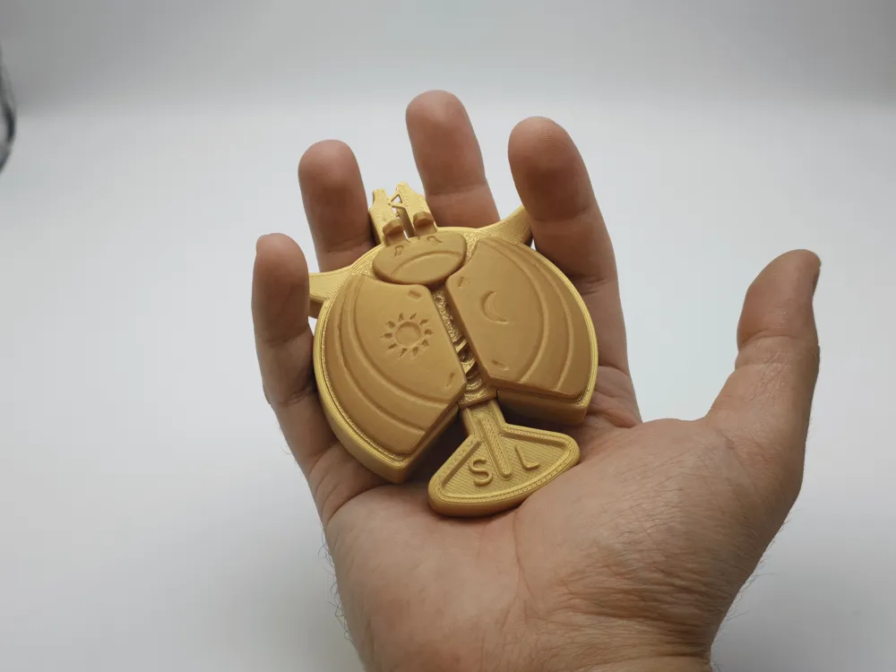 Palm Blaster — Golden Scarab (Range >10M) - Free 3D Print Model ...