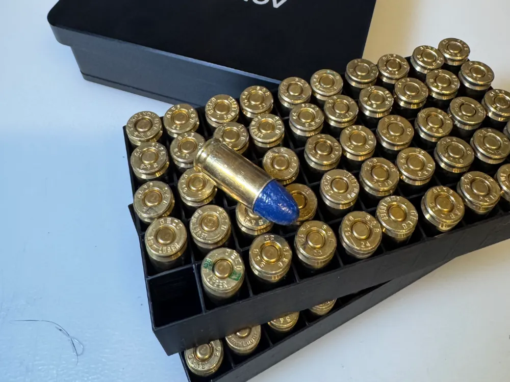 9mm box / 9mm ARMANOV box / 9mm ammo box by 3dprint.pjw MakerWorld ...