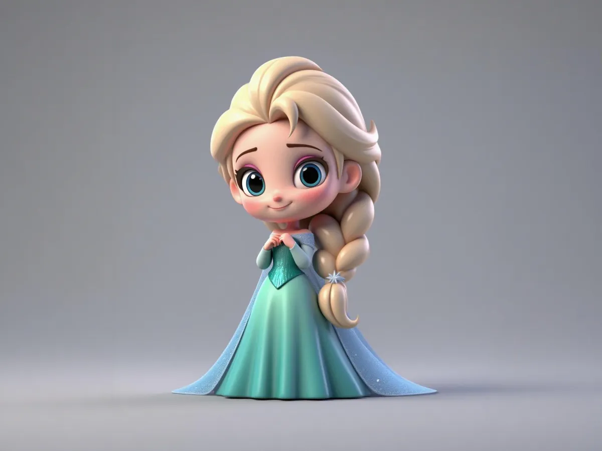 Elsa - Frozen - Chibi Disney Princess Collectible Figure - Girls ...