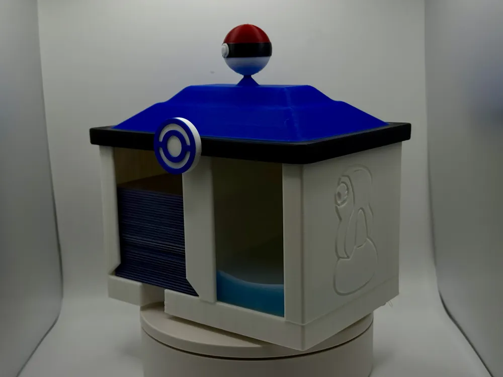 Pokemon Top Loader Holder V2 – Print in Place - Free 3D Print Model ...