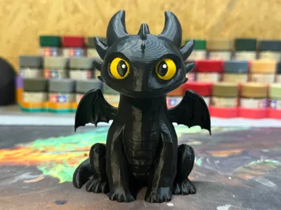Toothless by Prpinka MakerWorld: Download Free 3D Models
