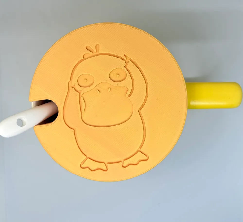 Psyduck cup lid by Robert-PS - MakerWorld