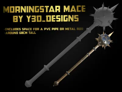 Morningstar Mace by Y3D_Designs by Y3D_Designs - MakerWorld