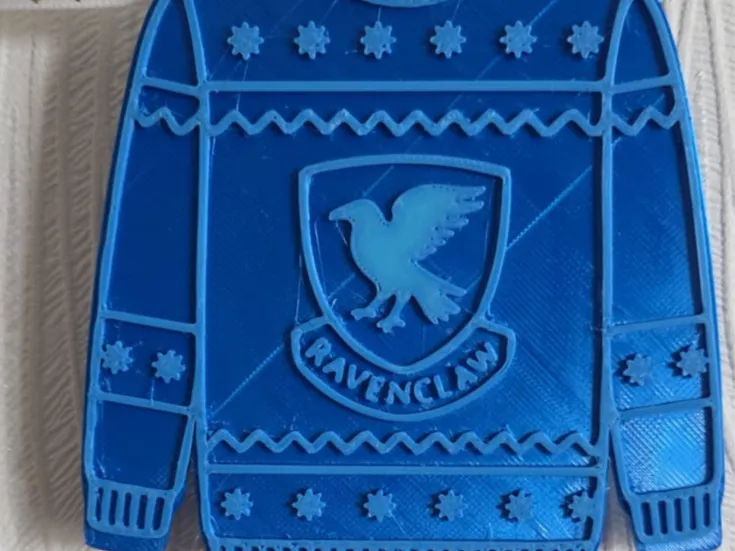 Harry Potter Christmas Jumper Bunting - Ravenclaw - Free 3D Print Model ...