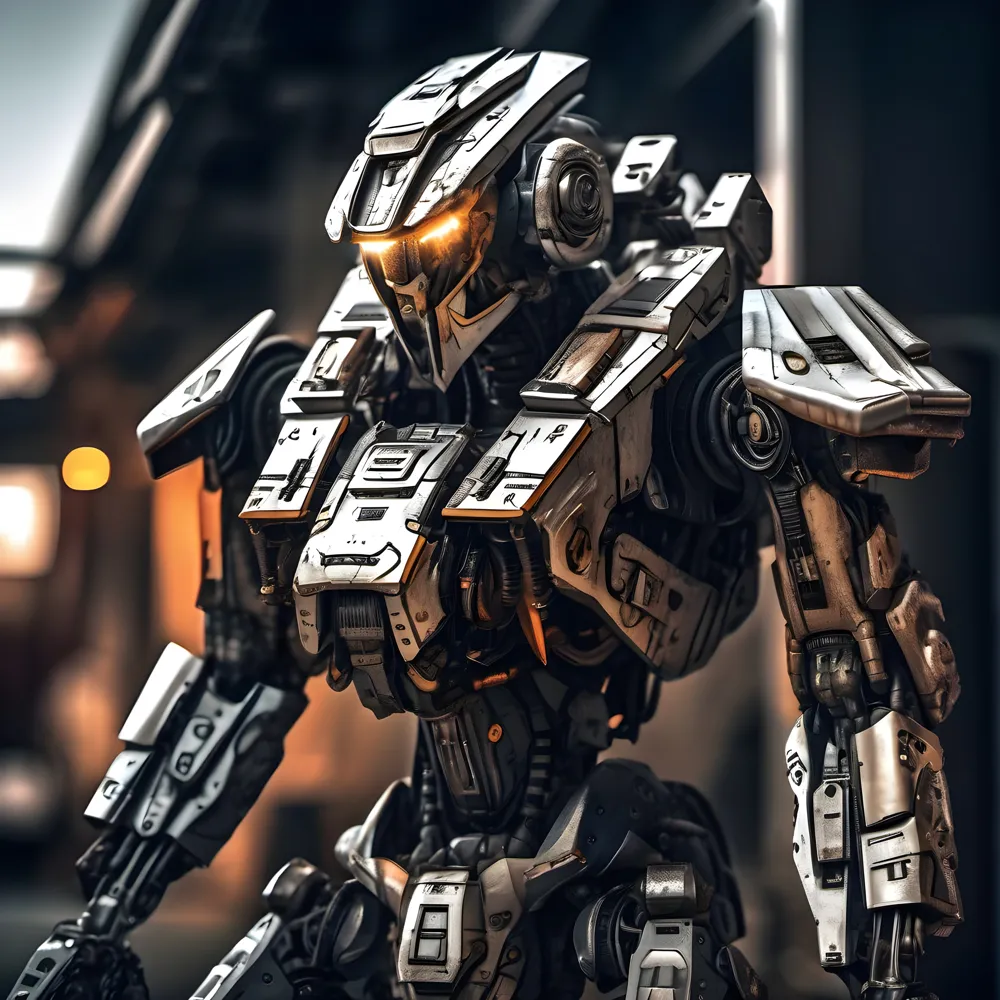 Mech Warrior 3 - Hueforge by Bottega.co.nz - MakerWorld