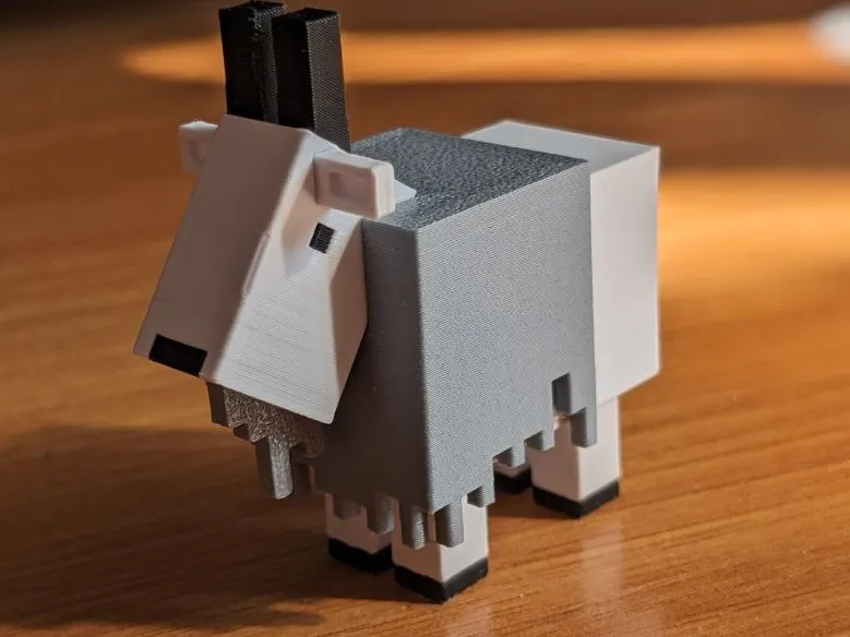 Minecraft Goat Articulated by kirimba MakerWorld: Download Free 3D Models