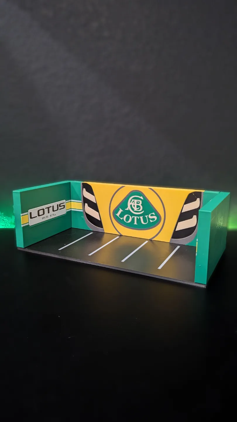 Lotus 1:64 Garage Diorama by Kevin - MakerWorld