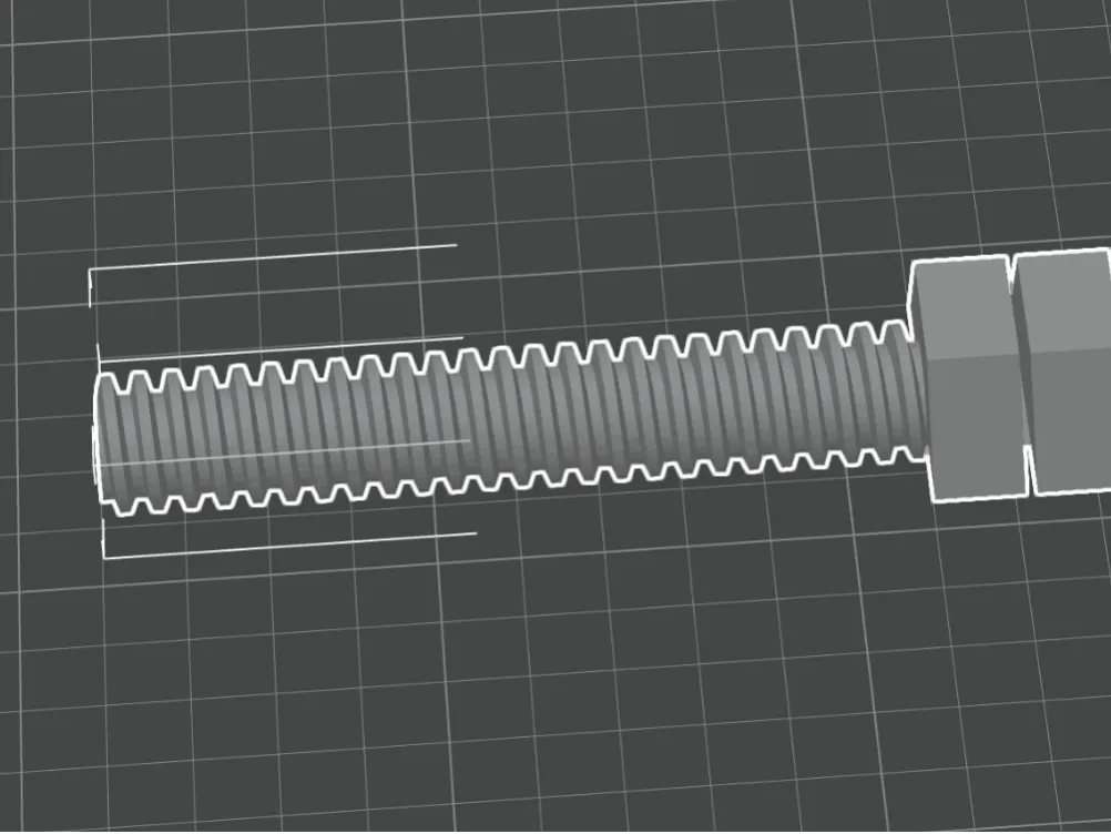 20x4 trapezoidal thread screw for dishwasher - Free 3D Print Model ...