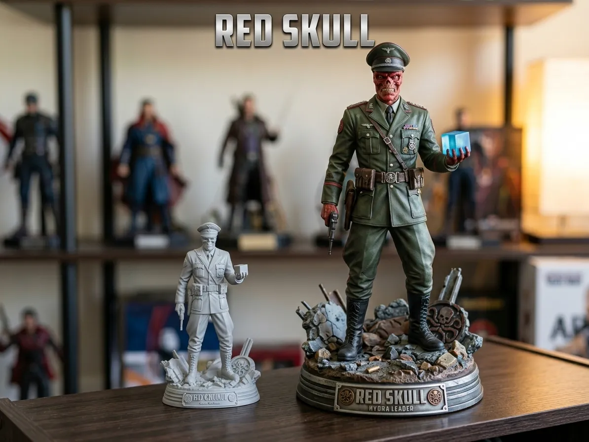 RED SKULL - Free 3D Print Model - MakerWorld