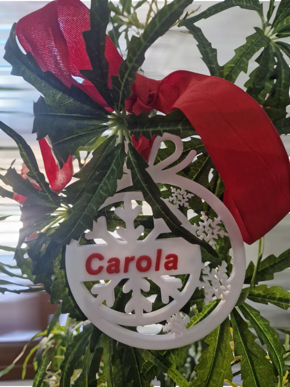 Personalized Christmas Ornament - Free 3D Print Model - MakerWorld
