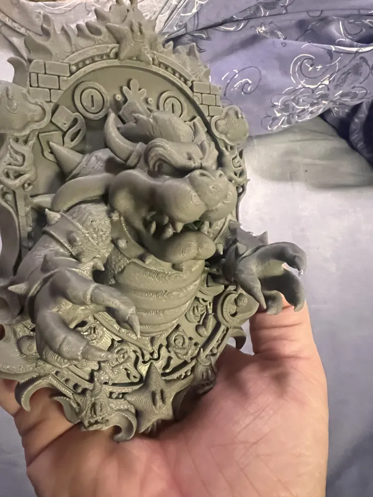 Pixel Trophy – Bowser (Super Mario) - Free 3D Print Model - MakerWorld