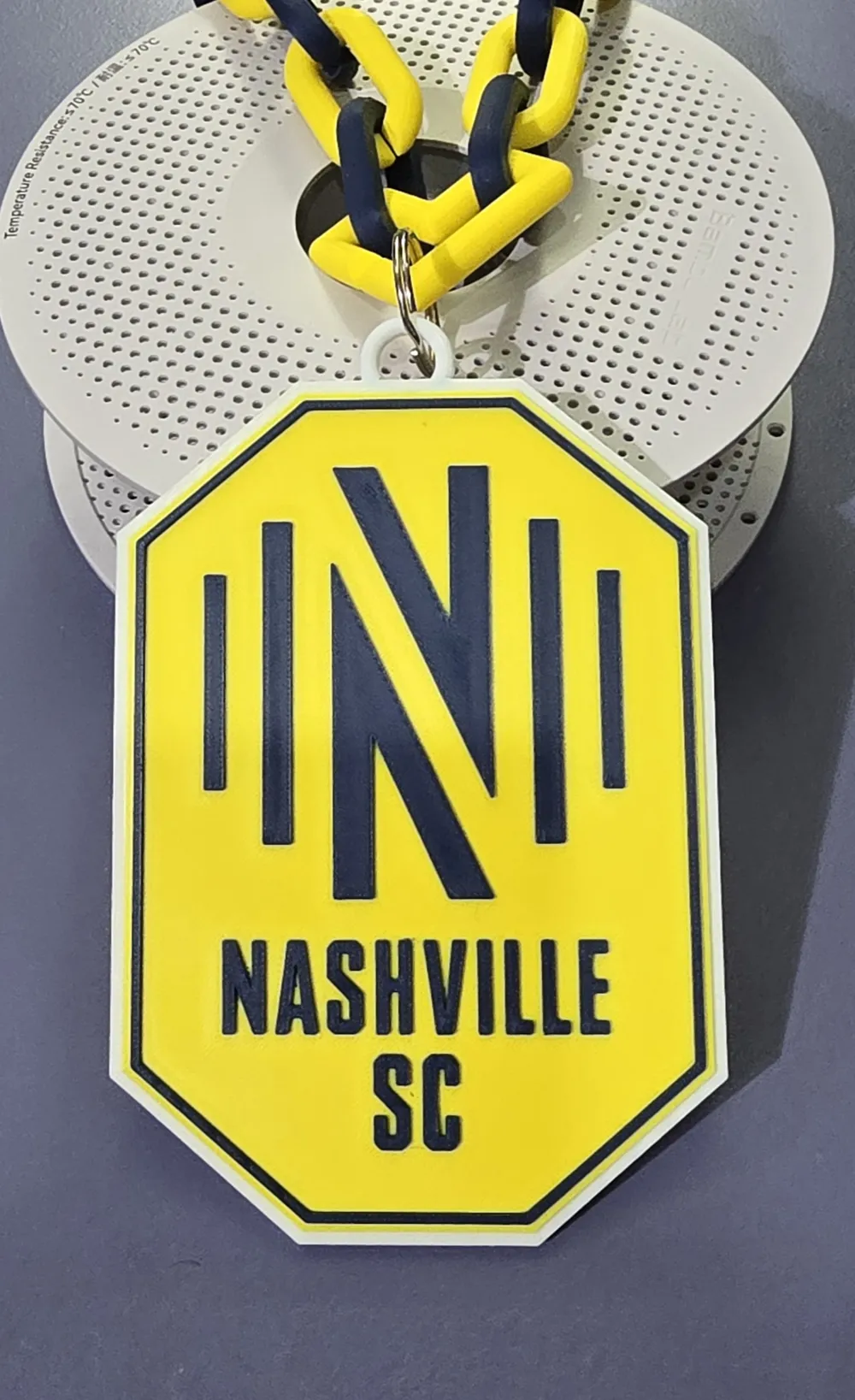 MLS NASHVILLE SC 3D Logo v2 180MM series - Free 3D Print Model - MakerWorld