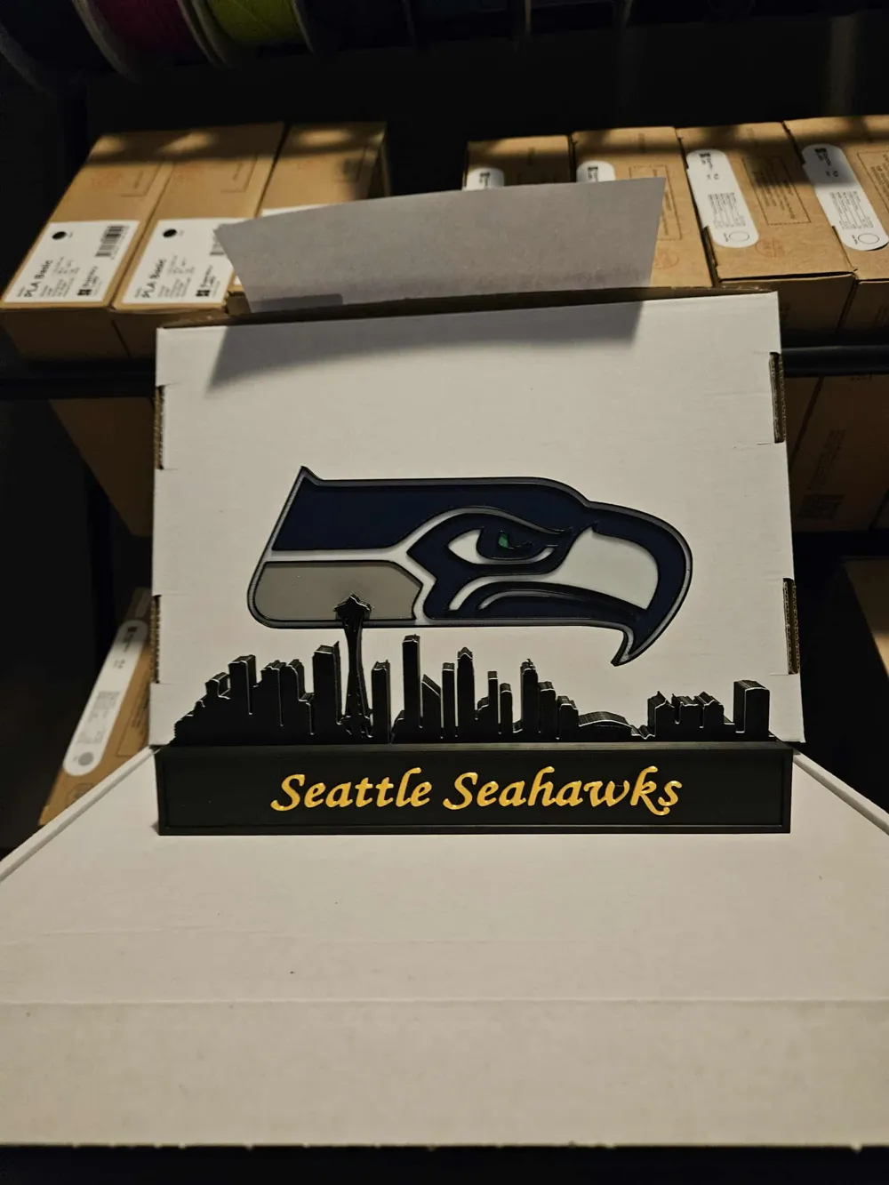 NFL Seattle Seahawks mit neuem Skyline Display! V2 von Jessie_3d_art ...