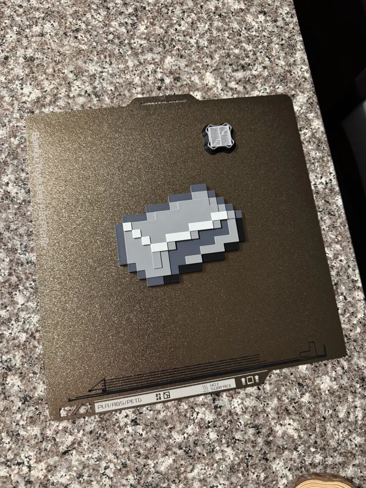 Iron Ingot - Minecraft Item Frame by jongoodfellerMakerWorld: Download ...