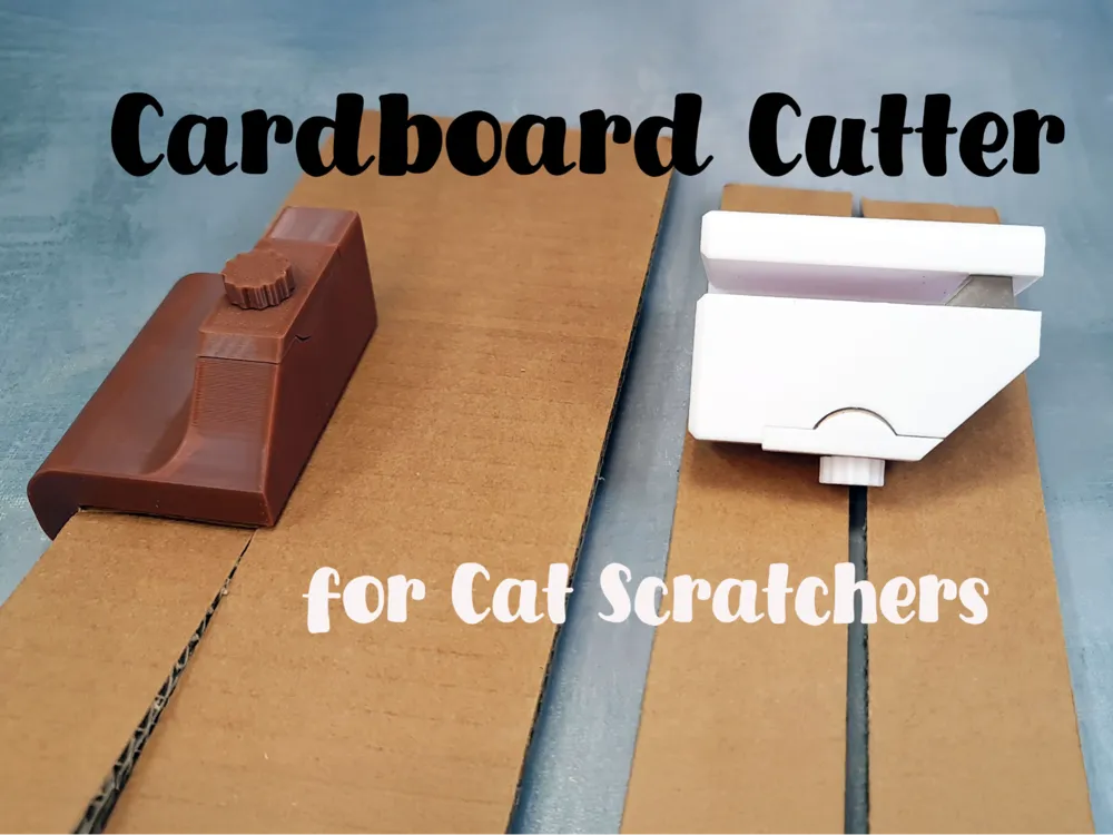 Cardboard Cutter for Cat Scratchers - Free 3D Print Model - MakerWorld