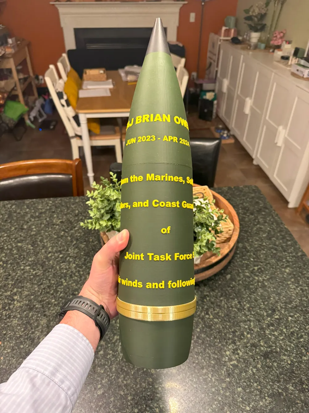 M107 155mm Artillery Round - Whiskey Bottle Holder by Ravitch ...