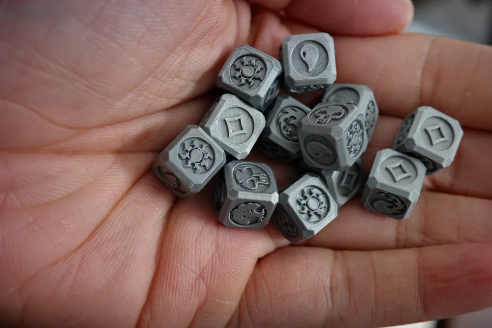 MTG mana dice by Vivek MakerWorld: Download Free 3D Models