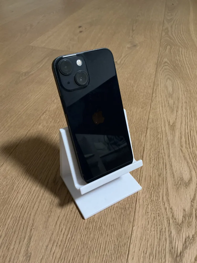 Simple phone stand - with charging Port function - Free 3D Print Model ...