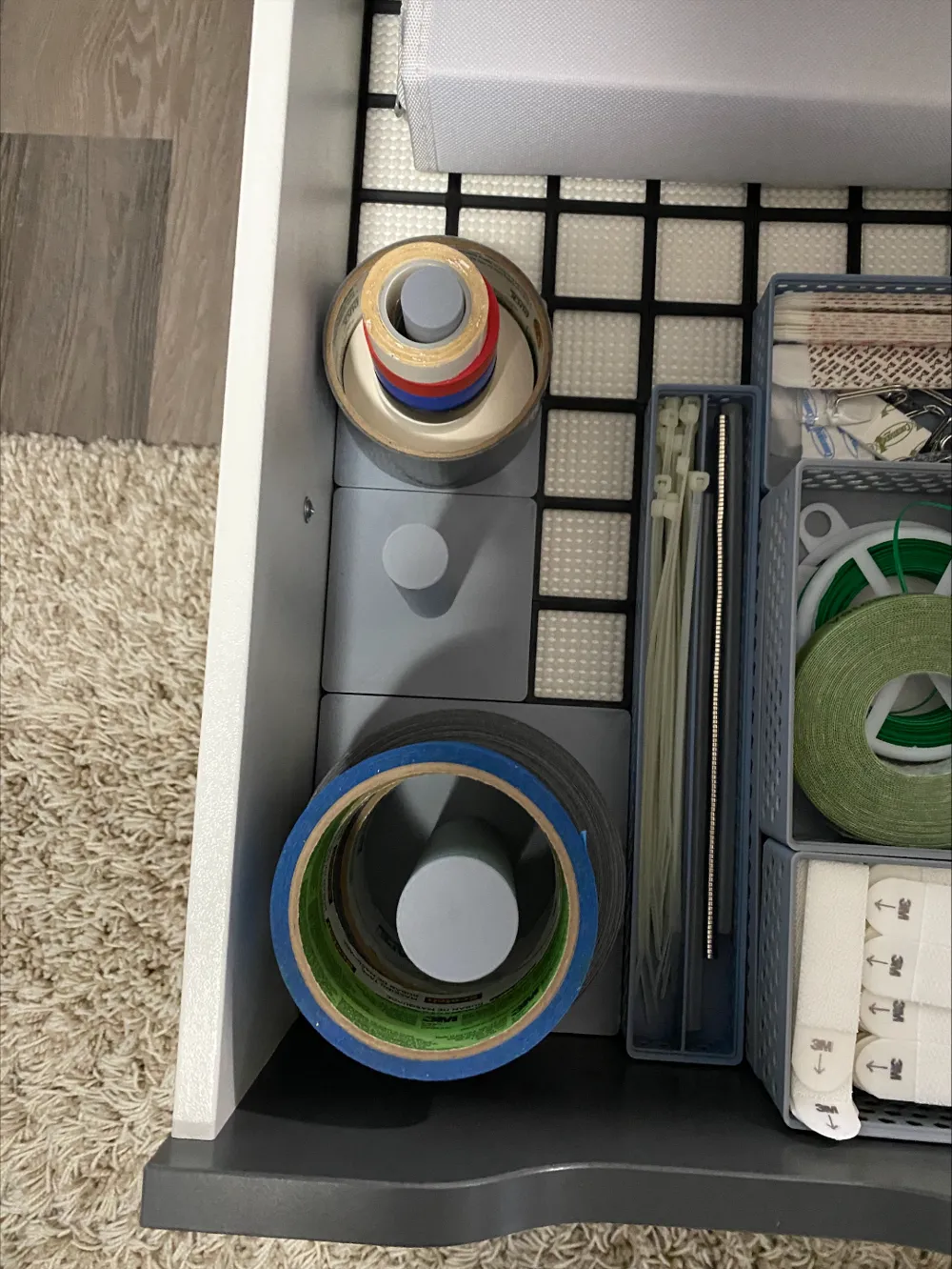 Gridfinity Tape Holder/Tower (2x2, 3x3) by Hampton_w - MakerWorld