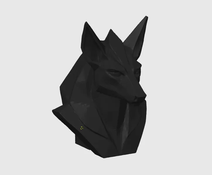 Anubis Sculpture - Low poly modern art by SwotariCZ - MakerWorld