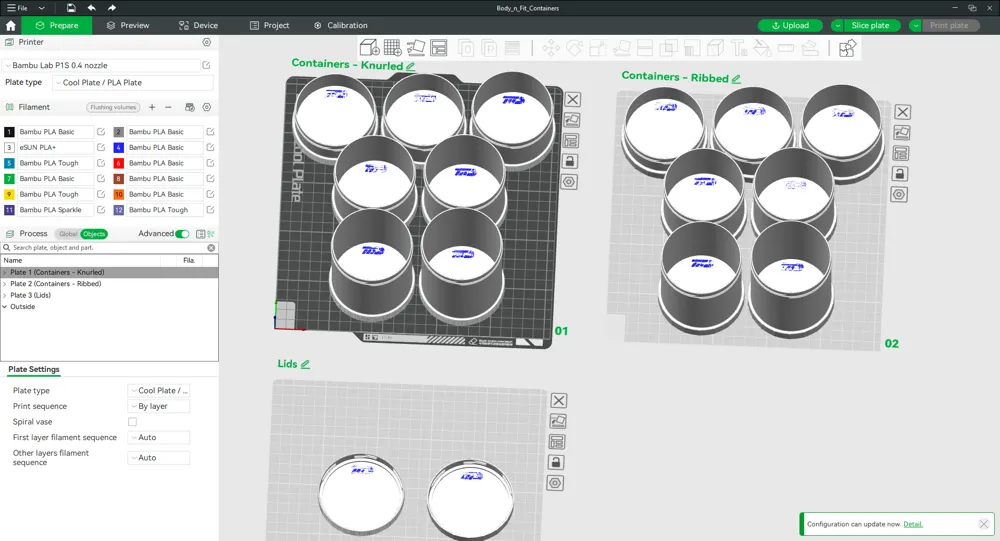 Stackable Modular Container - 'Body & Fit' by speeedydan - MakerWorld