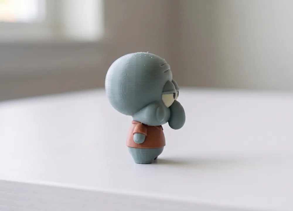 Spongebob Patrick Squidward chibi toy - Free 3D Print Model - MakerWorld