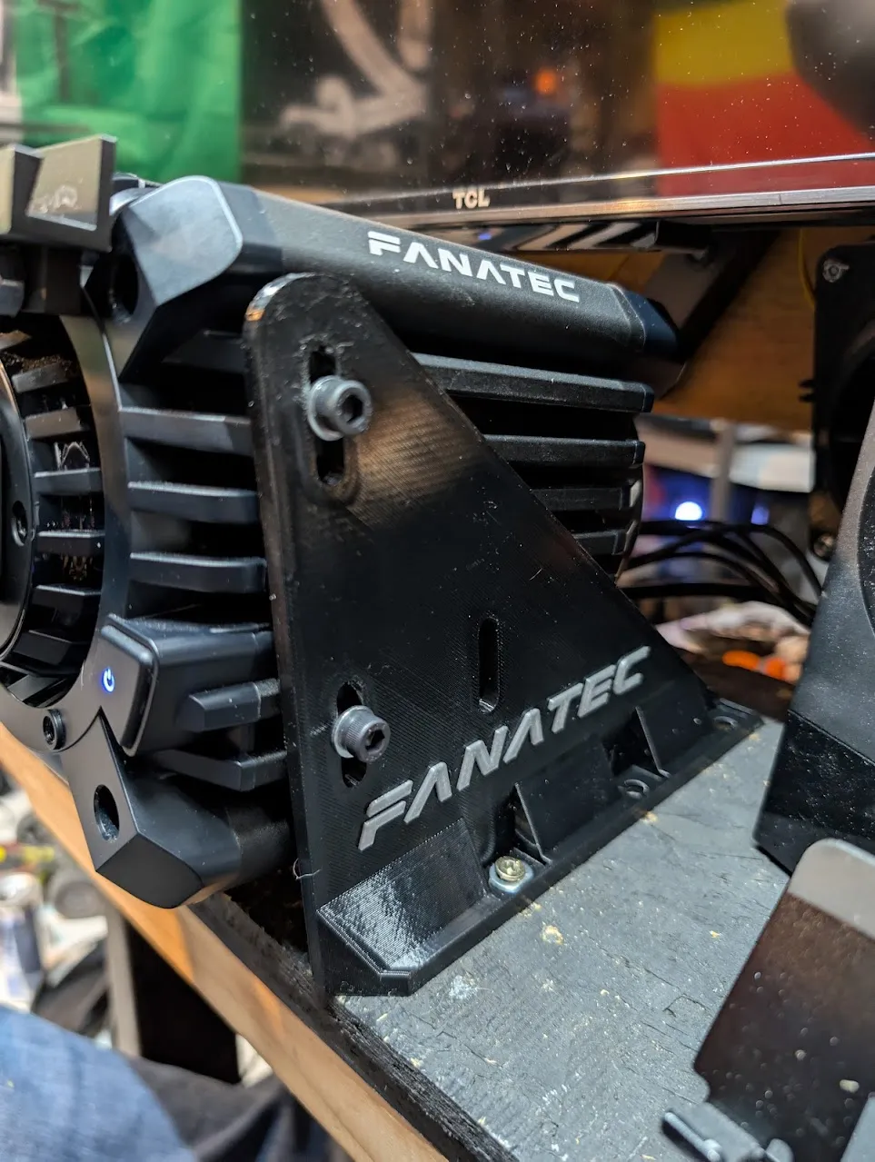 Fanatec DD(+) Side-Mount Brackets with Logo by therealirishmike ...