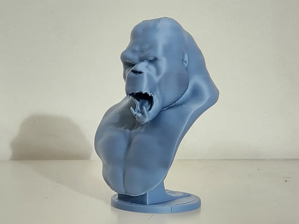 Angry Gorilla bust by dubmehard MakerWorld: Download Free 3D Models