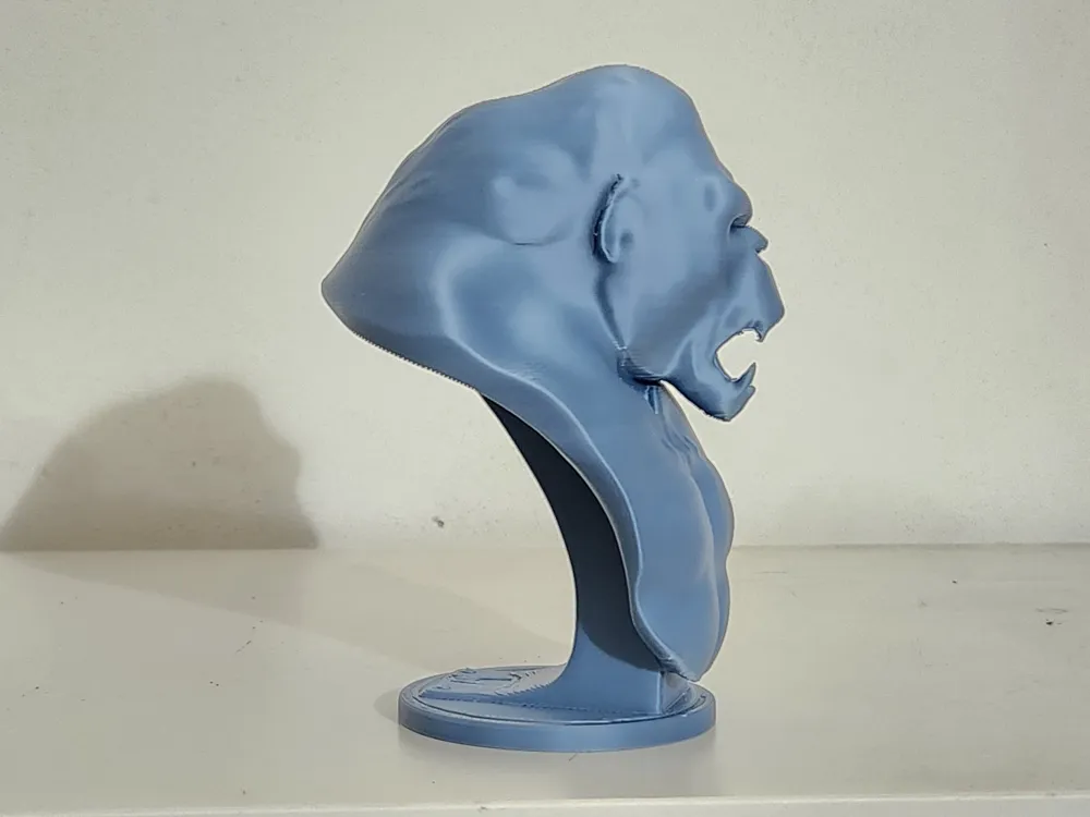 Angry Gorilla bust by dubmehard MakerWorld: Download Free 3D Models