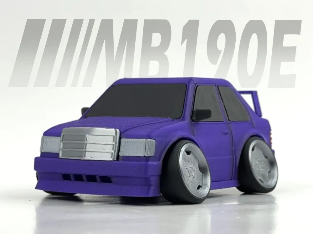 Tooned MB 190E EVO - Free 3D Print Model - MakerWorld