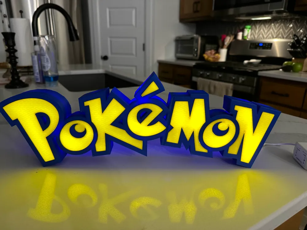 Pokemon LED Sign- Medium Difficulty Assembly! by 3DLabsCreations ...