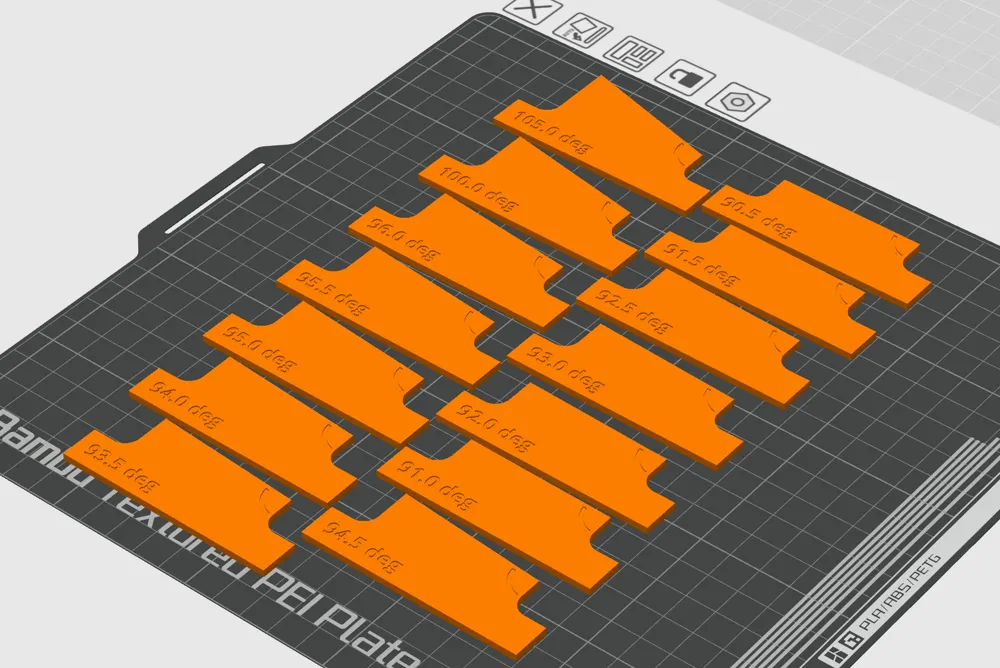 Draft Angle Guage Blocks + Gridfinity Holder by Lee_337 - MakerWorld