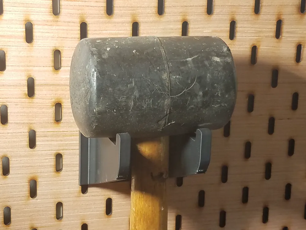 Hammer Rack - IKEA Skadis & Screw to Wall Mounting by ShopTeacher - MakerWorld