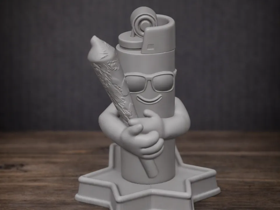 Smoke Buddy Figure - Free 3D Print Model - MakerWorld