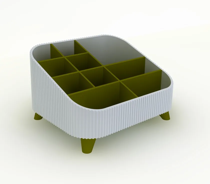 MAKEUP ORGANIZER - Free 3D Print Model - MakerWorld
