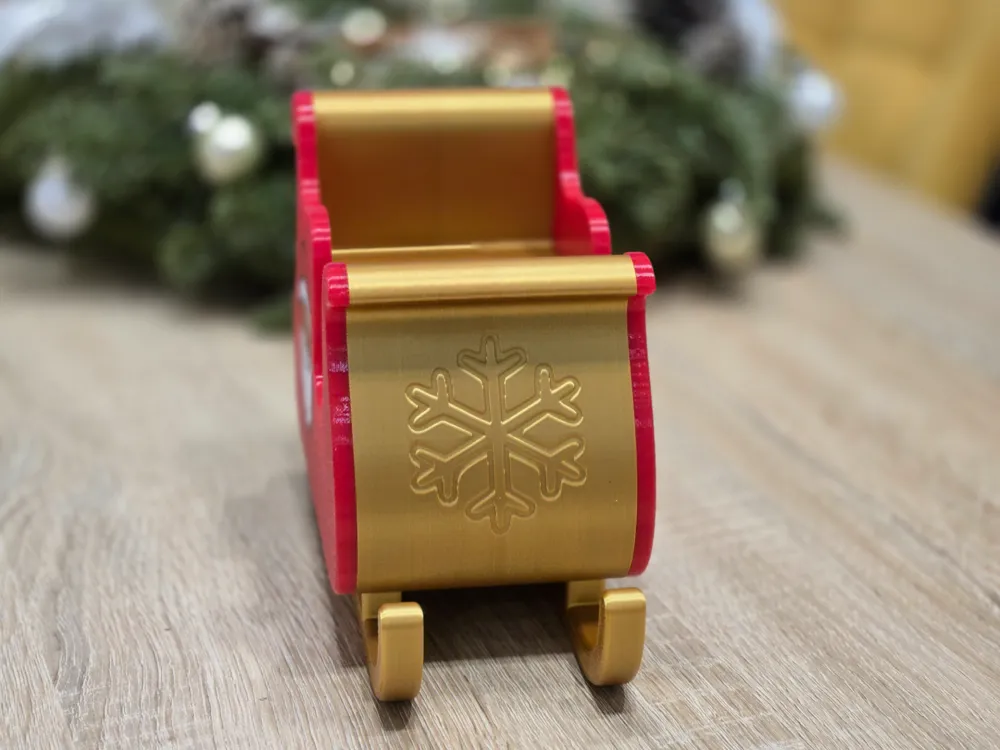 Christmas Santa's sleigh building kit by 3Dcrabi - MakerWorld