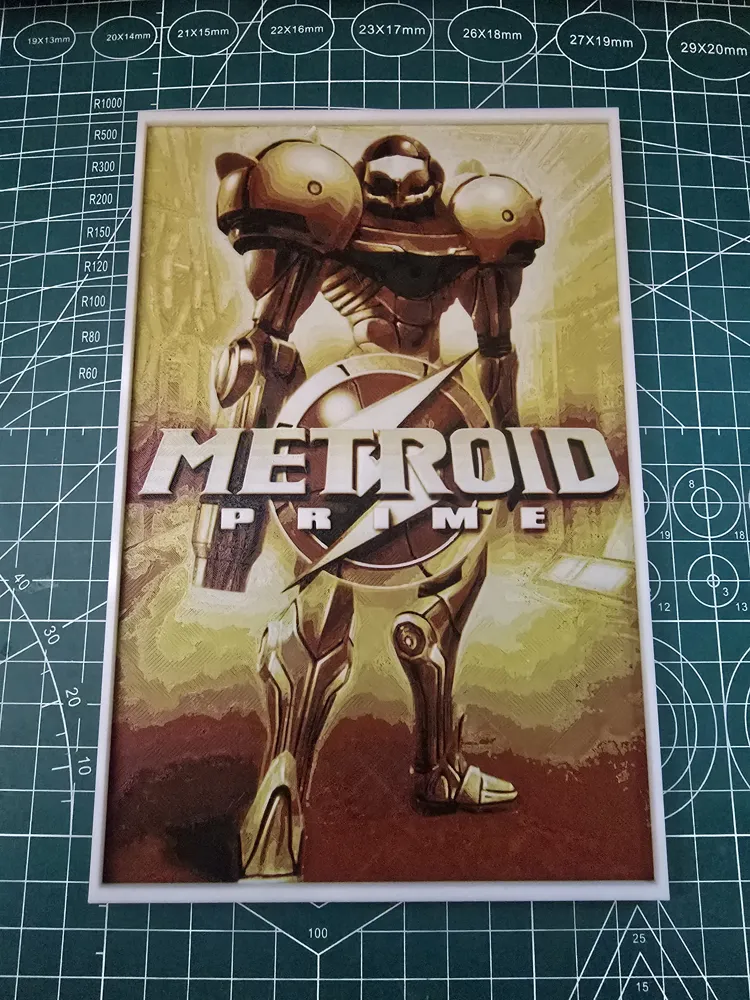 Metroid Prime Poster - Hueforge Art by Lumpy3D - MakerWorld
