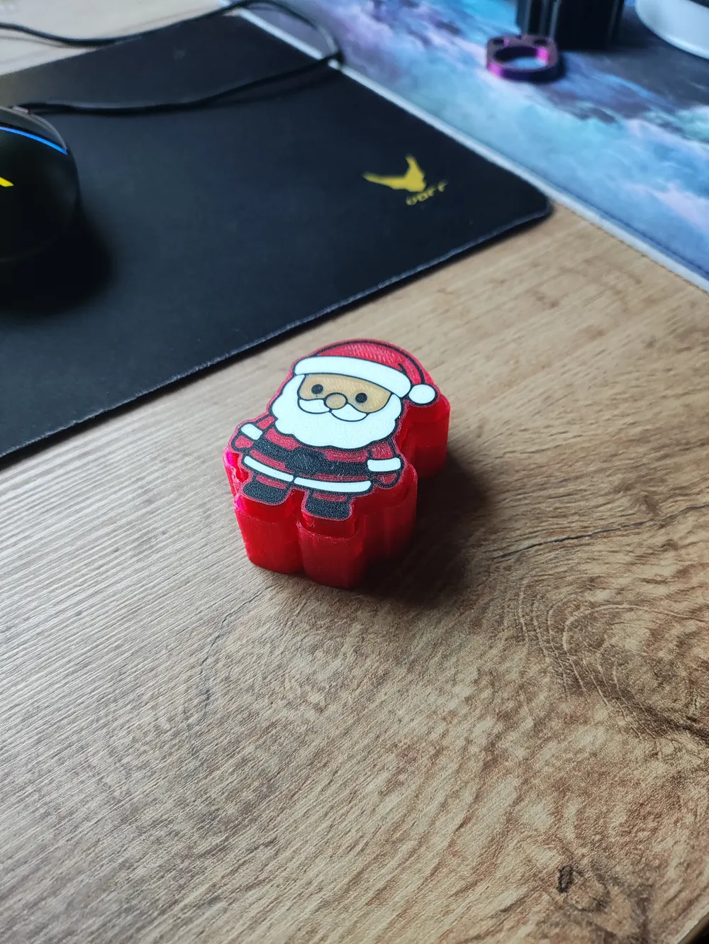 Santa Fidget Clicker - Free 3D Print Model - MakerWorld
