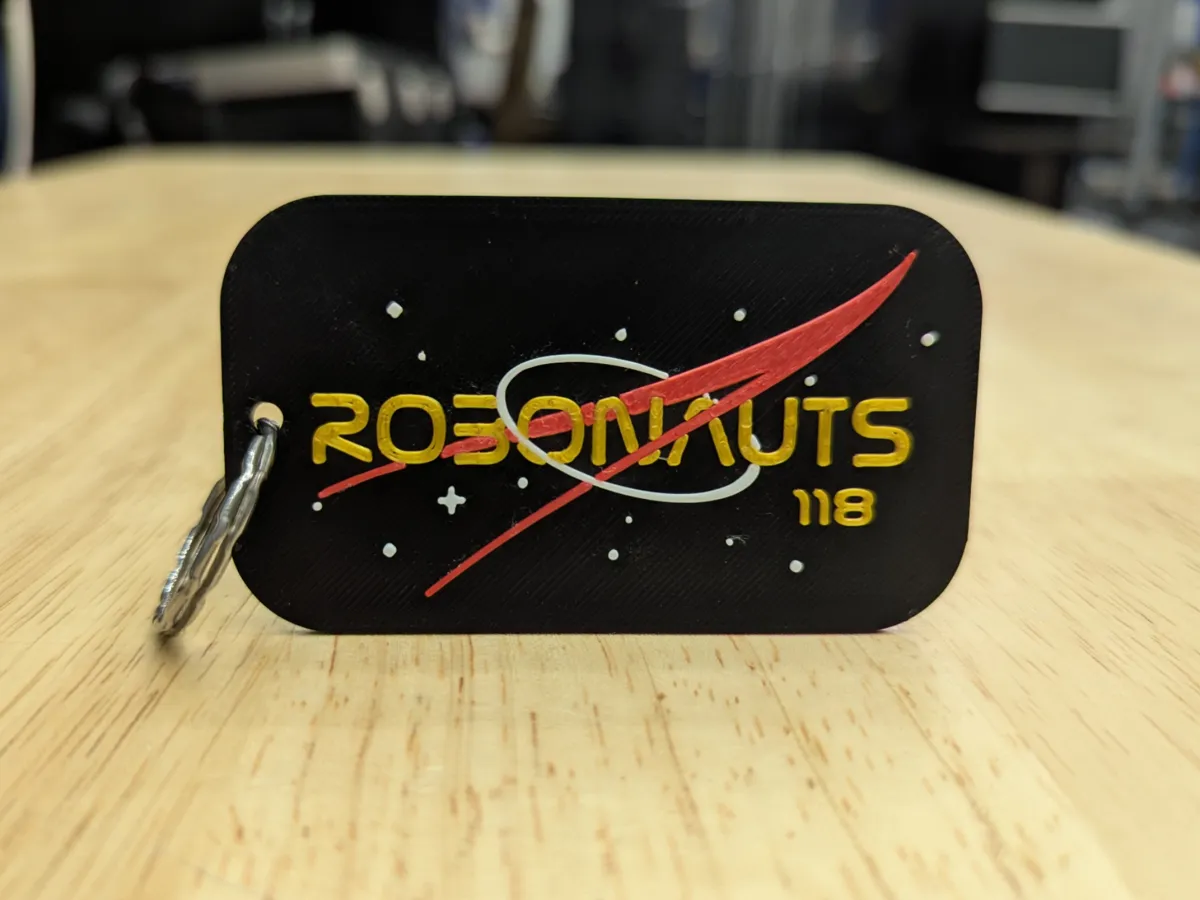 Robonauts FRC Team 118 Keychain - Free 3D Print Model - MakerWorld