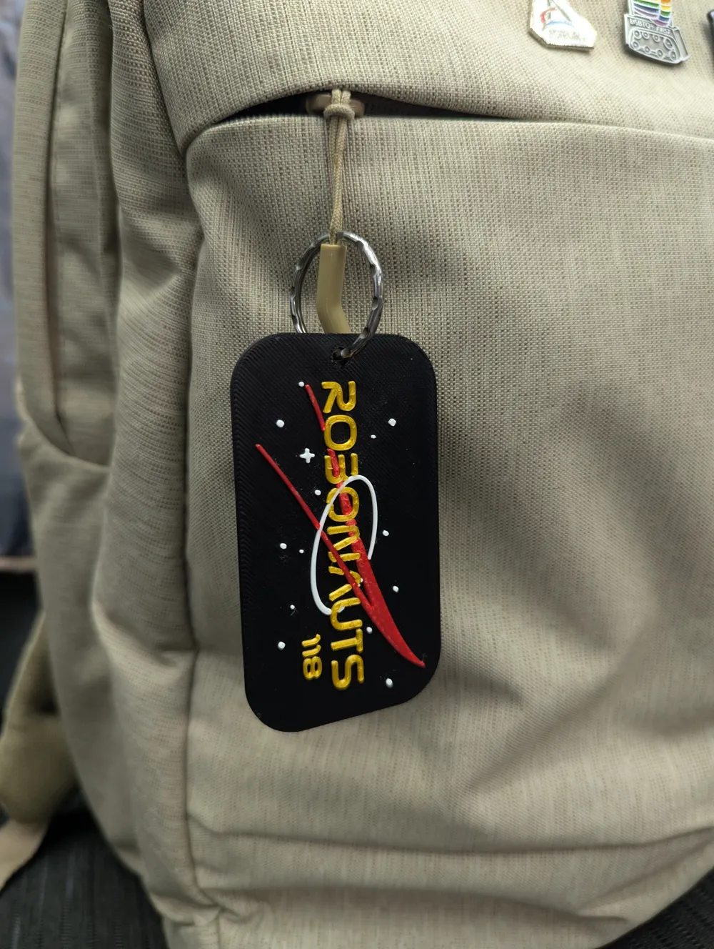 Robonauts FRC Team 118 Keychain - Free 3D Print Model - MakerWorld