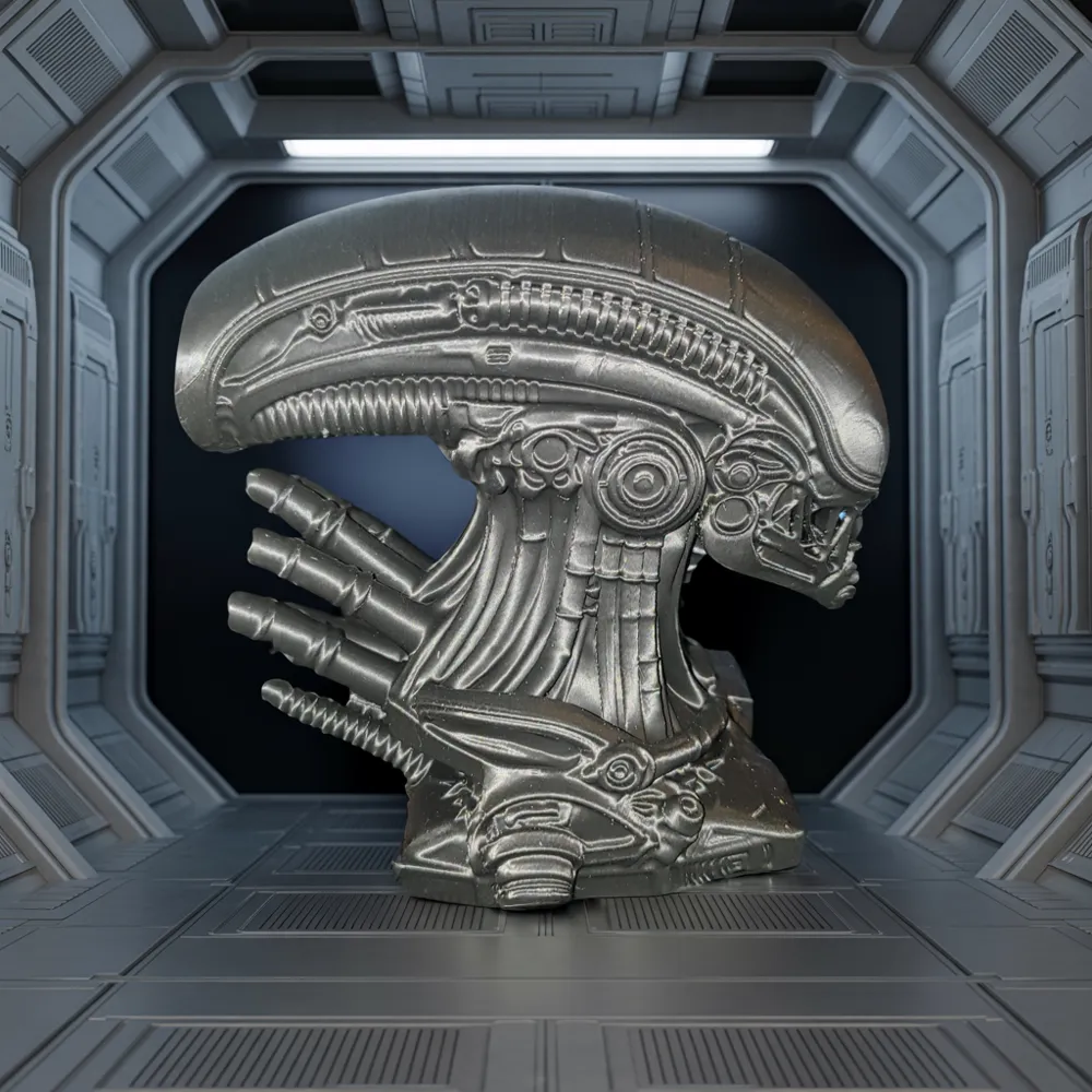 Alien Xenomorph Bust - Free 3D Print Model - MakerWorld