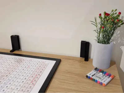 IKEA SKADIS Desk Mount Remixed by moose_ MakerWorld: Download Free 3D ...