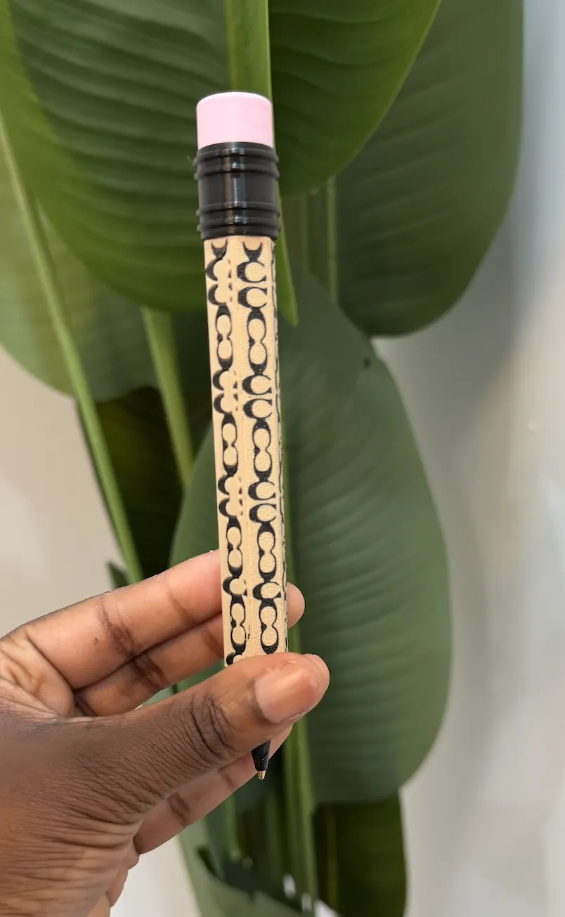 Coach Jumbo Pencil- Style Pen (BIC) - Free 3D Print Model - MakerWorld