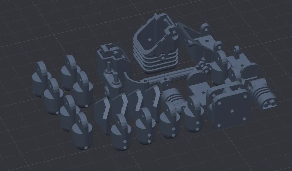Articulating Quad Mech by jddjensen - MakerWorld